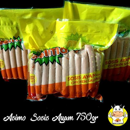 Jual Sosis Ayam ASIMO 375 500 750 1000 gram Chicken Sausage - 375gram ...
