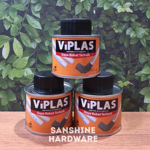 Jual LEM PIPA PVC VIPLAS 100gr Kemasan Kaleng Avian Brands - Kota ...
