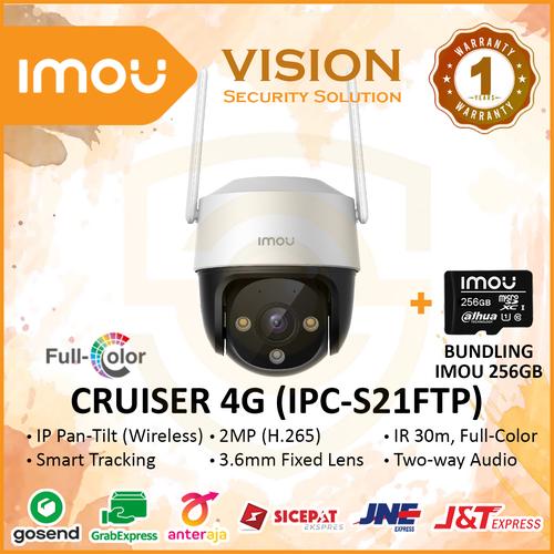 Jual CCTV IP PT Smart Wireless Imou Out Cruiser 4G 2MP IPC-S21FTP Two-Way - +IMOU 256GB - Kab ...