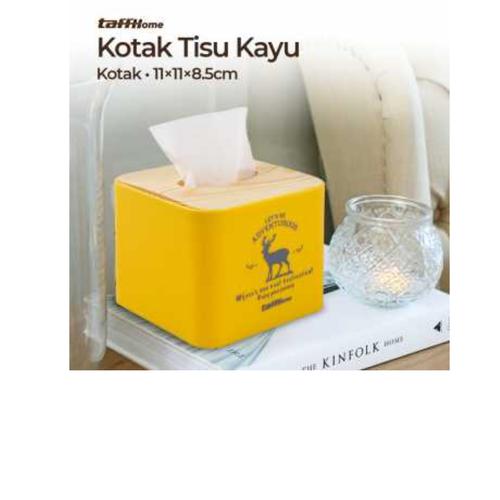 Jual Tempat Tissue Kayu Estetik Kotak Tisu Box Dengan Holder Smartphone ...