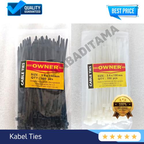 Jual Kabel Ties / Kabel Tis Tebal 30 cm s/d 10 cm MURAH - hitam 15 cm ...