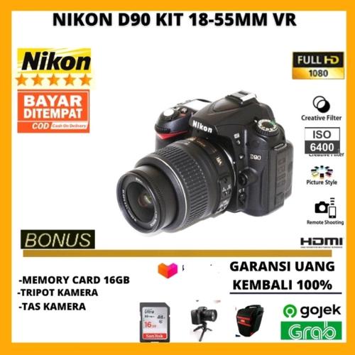Promo NIKON D90 KIT LENSA 18-55MM VR [FREE ACCESORIES KAMERA] - D90 KIT 18-55 - Jakarta Pusat ...