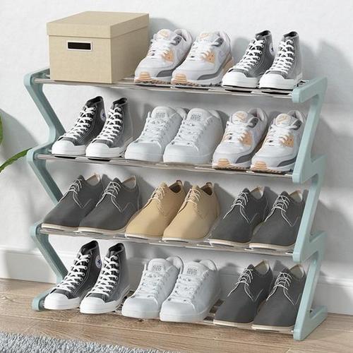 Jual RAK SENDAL SEPATU 4 SUSUN DAN 3 SUSUN MODEL ZIGZAG SHAPE SERBAGUNA ...