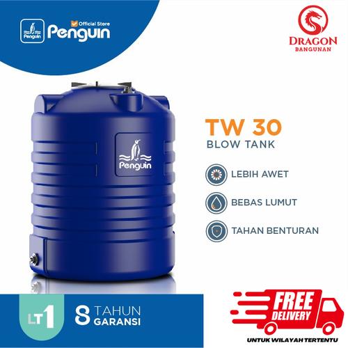 Jual Toren Air Penguin TW 30 Tandon Air Tangki Air Plastik 300 Liter ...