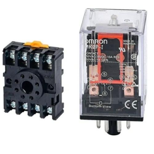 Jual Omron Miniature Relay 8Kaki MK2P / Omron Mini Relay 8Pin Bulat ...