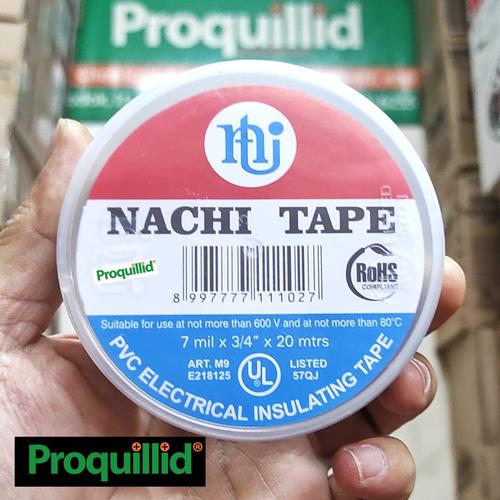 Jual NACHI ISOLASI KABEL LISTRIK HITAM PVC ELECTRICAL INSULATING TAPE ...