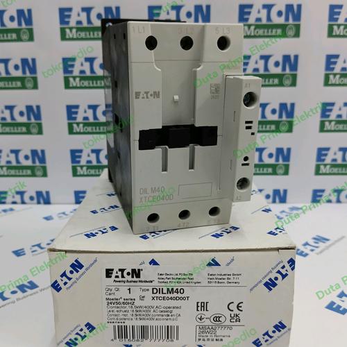 Jual DILM40 24V50/60HZ EATON Moeller - Contactor DILM - Jakarta Barat ...