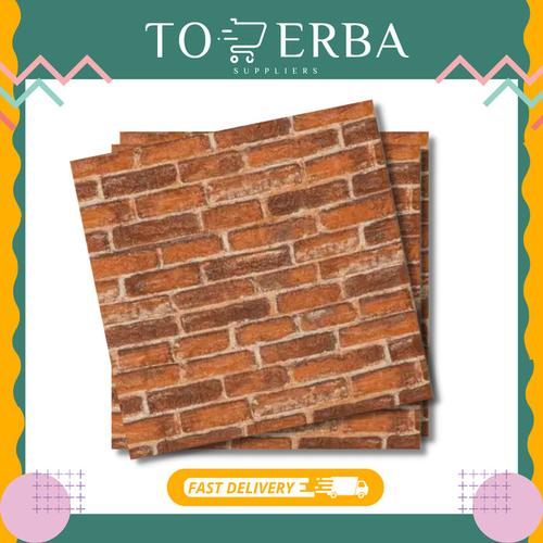 Jual WALLPAPER DINDING 3D FOAM BATA TEBAL MURAH MOTIF BATA WARNA ...