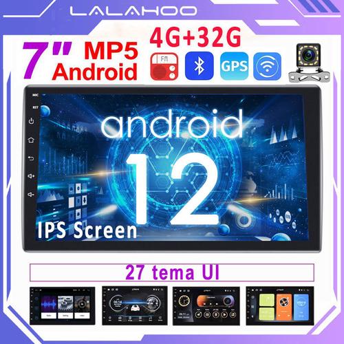 Jual 7/9/10 Inch Car Android 12 Navigasi 4+32G IPS Screen Head Unit - 9''+kamera, 4+32+Carplay ...