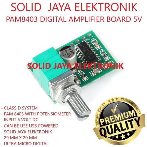 Jual POWER CLASS D PAM8403 PLUS TONE POTENSIO PAM 8403 KIT AMPLIFIER ...
