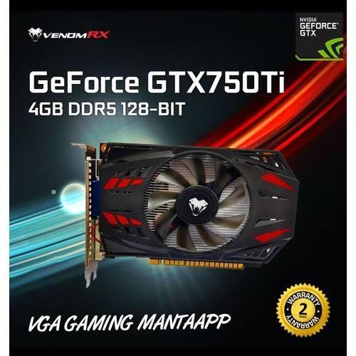 Jual VGA VENOMRX GTX 750 TI 4GB DDR5 128bit - VenomRX Geforce GTX 750 ...