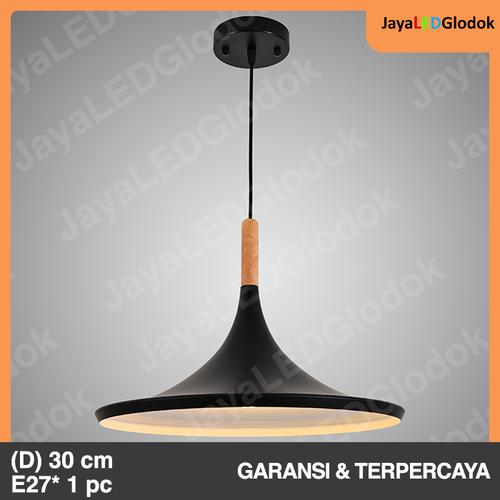 Jual Lampu Gantung Ruang Makan Minimalis Mini Bar Hitam Kayu Hias 351 ...