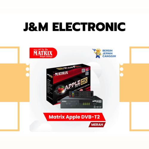 Promo Set top box matrix apple merah DVBT-2 antena tv digital wifi stb ...
