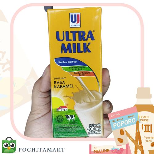 Jual Ultra Milk Susu UHT/ Ultra Milk Susu/ MIlk 200ml - Karamel - Kota ...