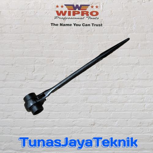 Jual [WIPRO] KUNCI SOCK RATCHET SCAFFOLDING / DOUBLE SOCKET RACHET 24 X ...