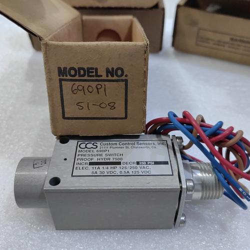 Jual Temperature Switch 250PSI CCS 690P1 Custom Control Sensors - Kota ...