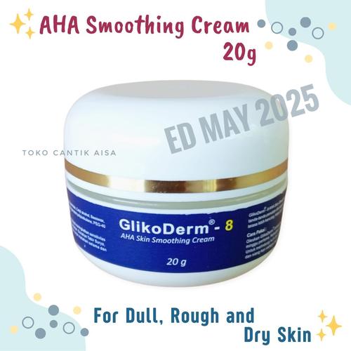 Jual GlikoDerm AHA Smoothing Cream - Krim Peremajaan Kulit Kasar Kusam ...
