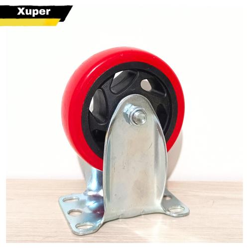 Jual RODA PVC MERAH 4 INCH MATI / SWIVEL 100 MM - Jakarta Barat - xuper ...