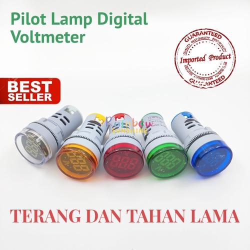 Promo Pilot Lamp Digital Indikator Voltmeter Cover AD16-22DSV - Kuning - Kab. Tangerang ...