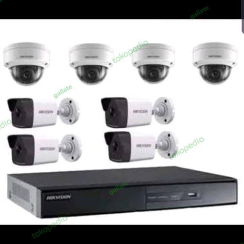 Jual PAKET IP CAMERA HIKVISION 8 CHANNEL 4MP LENGKAP PAKET CCTV IP ...