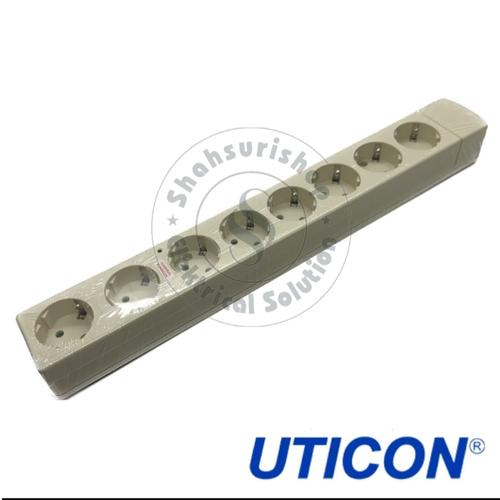 Jual UTICON ST188N STOP KONTAK UTICON 8 LUBANG PROTECTOR NON KABEL ...