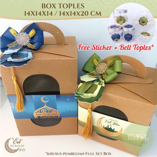 Jual BOX HAMPERS LEBARAN DUS KUE KERING COOKIES IDUL FITRI BOX TOPLES ...