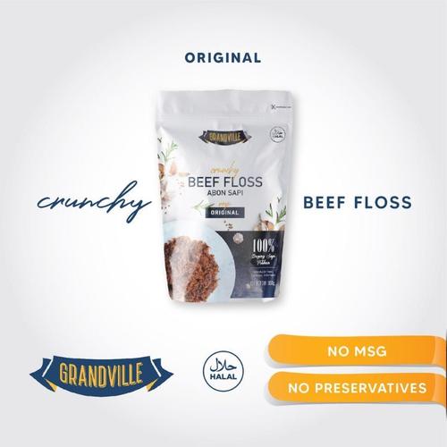 Jual ABON GRANDVILLE Abon Sapi Ayam 100g Chruncy Beef Chicken Floss 100 ...