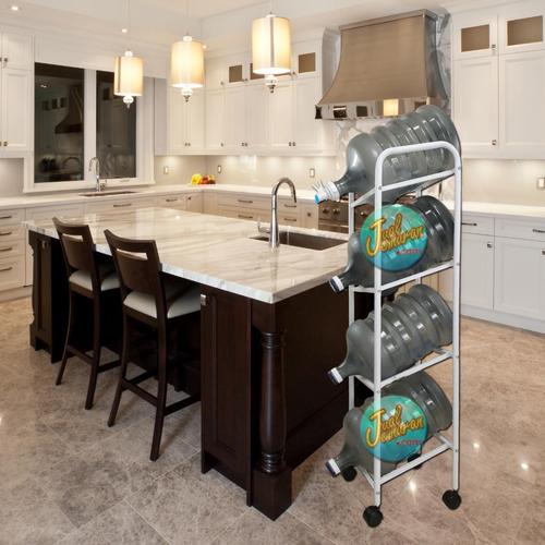 Jual Rak Galon Air Minum 4 Susun Ekonomis Beroda Besi Berkualitas 4 ...