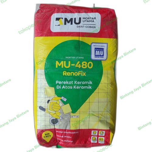 Jual SEMEN Instan MU480 (PEREKAT KERAMIK DI ATAS KERAMIK) - Kota ...