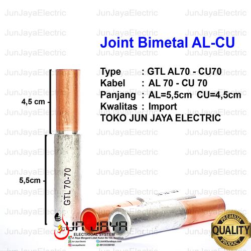 Jual Joint Sleeve Bimetal AL CU 70-70mm Type ST (Verbending Bimetal AL ...