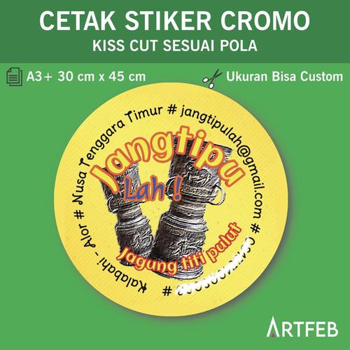Jual Stiker/sticker Produk - stiker kemasan- label kemasan BAHAN CROMO ...