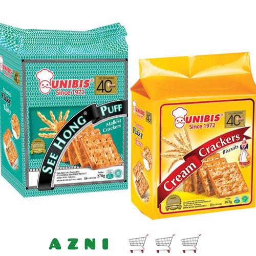 Jual UNIBIS Biskuit See Hong Puff Cracker All Varian 265 g - SEE HONG ...