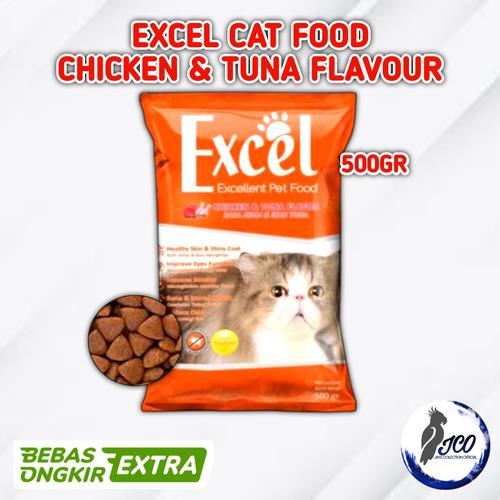 Jual EXCEL CAT FOOD CHICKEN TUNA FLAVOUR PAKAN KUCING EXCEL ORANGE ...
