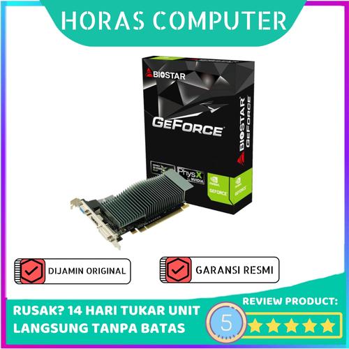 Jual VGA Card Biostar Nvidea GeForce G210 1GB DDR 3 VGA /HDMI/DVI 64 ...