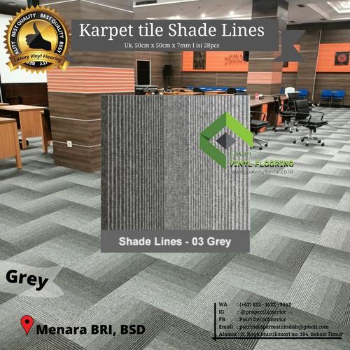 Jual Karpet tile Shade Lines uk. 50cm x 50cm tebal 7mm - Jakarta Timur - Luxury Vinyl Flooring ...