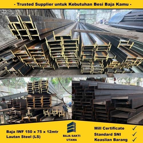 Jual Besi Baja IWF 400 x 200 x 12 meter SNI / WF 400 Wide Flange SNI ...