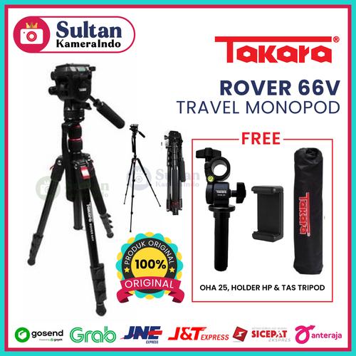 Jual Takara Rover 66V + OHA 25 Tripod Video Fluid Head DSLR ...