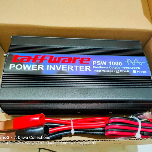 Jual TAFFWARE Power Inverter Pure Sine wave PSW 4000 DC12V to 220V 24V ...