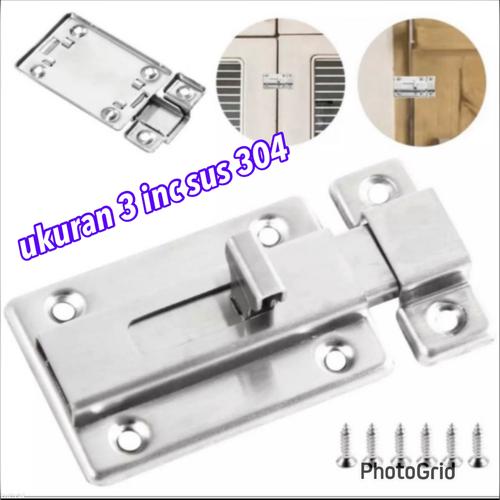 Jual GRENDEL WC STAINLESS SANGAT TEBAL SELOT SLOT PINTU UKURAN 3 INC ... Jual GRENDEL WC STAINLESS SANGAT TEBAL SELOT SLOT PINTU UKURAN 3 INC ...