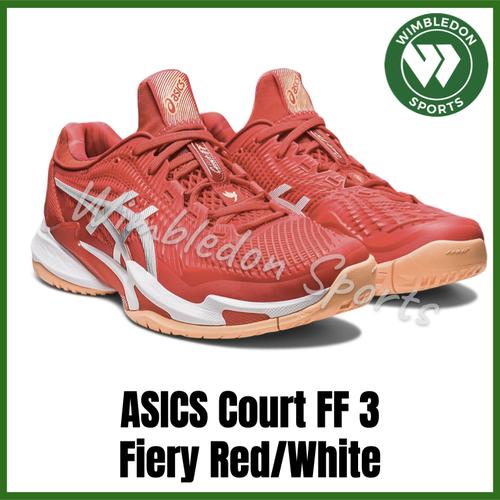 Jual Sepatu ASICS COURT FF 3 Fiery Red/White / Sepatu Tenis Asics Court ...
