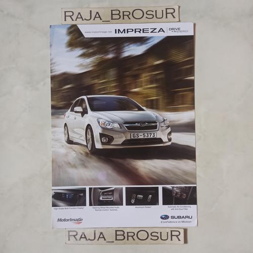 Jual Poster brosur katalog flyer Subaru Impreza 2012 - Kab. Langkat ...