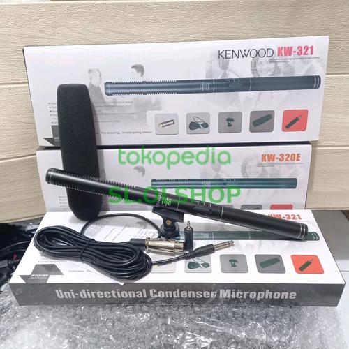 Jual Mic/Microphone Kenwood KW 321 Condenser Microphone Telescopic Shotgun - Jakarta Barat - SL ...