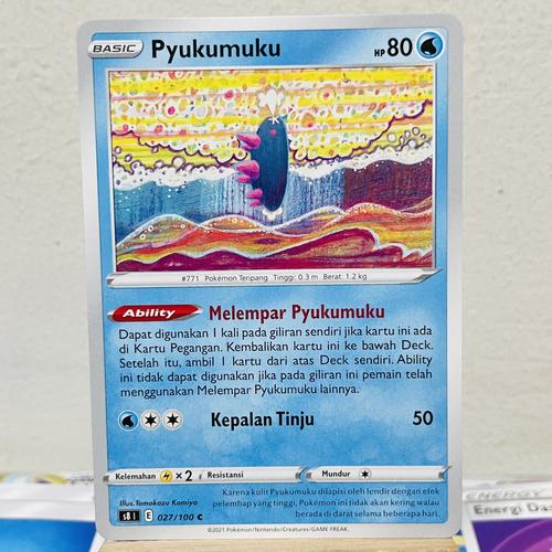 Jual Pyukumuku melempar s8 Kartu pokemon indonesia tcg card - Kota ...