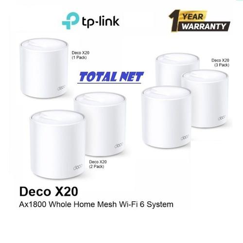 Jual TPLINK DECO X20 AX1800 Whole Home Mesh Wi-Fi 6 1Pack 2Pack 3Pack ...