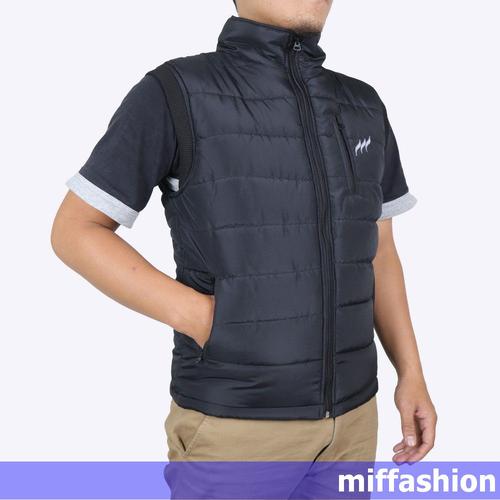 Jual Rompi Motor Touring Pria Anti Angin Jaket Rompi Rider Biker Hitam ...