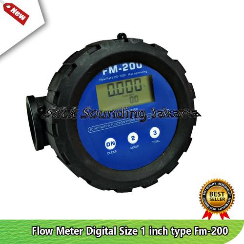 Jual Flow Meter Digital FM-200 1 Inch / Flow Meter Digital DN 25 mm - Jakarta Barat - Stick ...