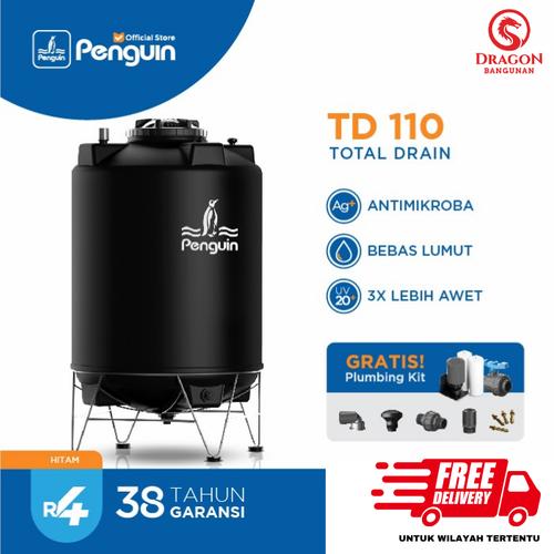 Jual Tangki Air Penguin TD 110 / Toren Air Penguin 1050 Liter Total ...