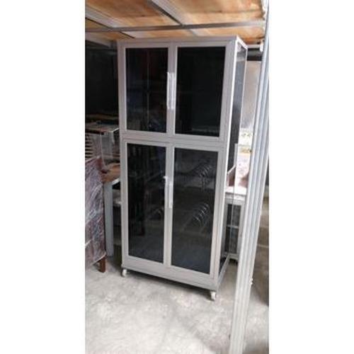 Jual rak piring full box / lemari piring / lemari dapur alumunium - 2 ...