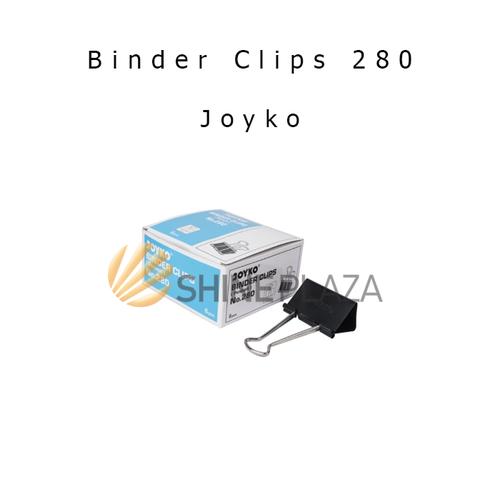 Jual Binder Clip 280 Joyko Isi 6 - Clips Klip Penjepit Kertas Besar ...