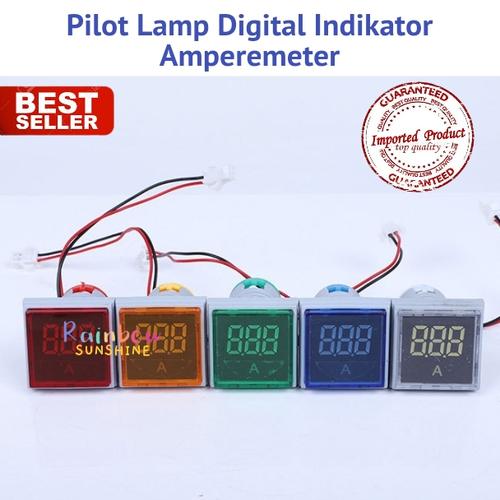 Promo Pilot Lamp Digital Indikator Amperemeter AD16-22FSA - Merah - Kab ...